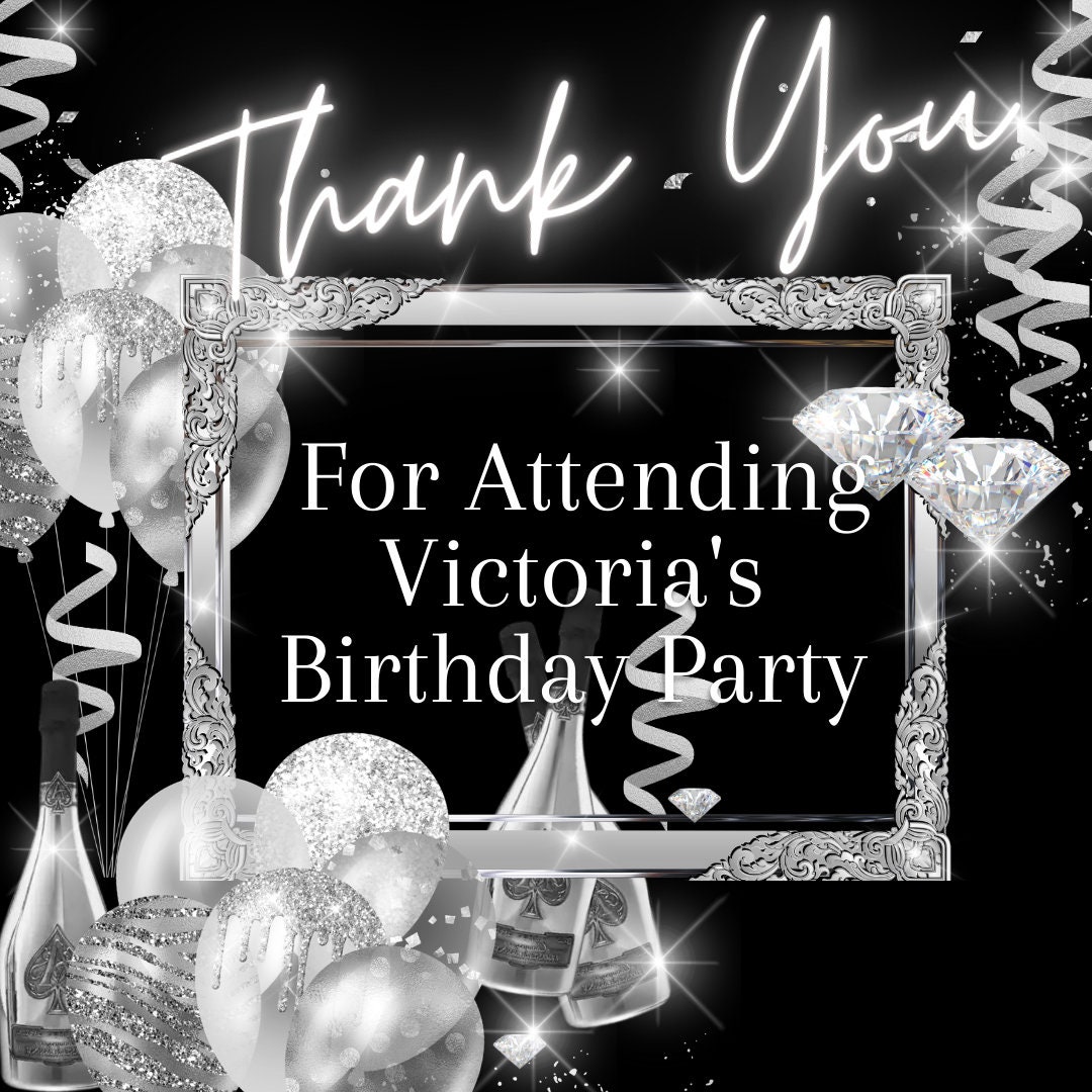 EDITABLE Birthday Party Invitation, Birthday Invite, Event Flyer, Text ...