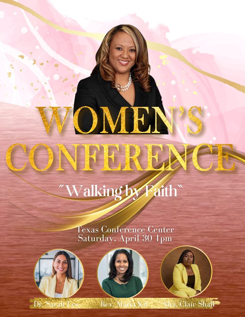 Women's Conference Flyer Template: Editable Church Event (digital) - Etsy