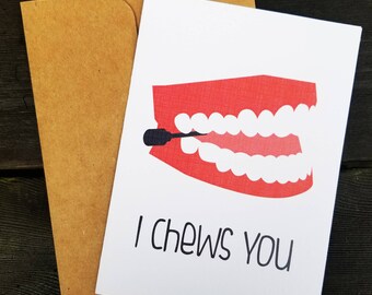 I chews you | Etsy