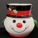 Vintage Hallmark Ambassador Snowman Votive Tealight Candle Holder ...