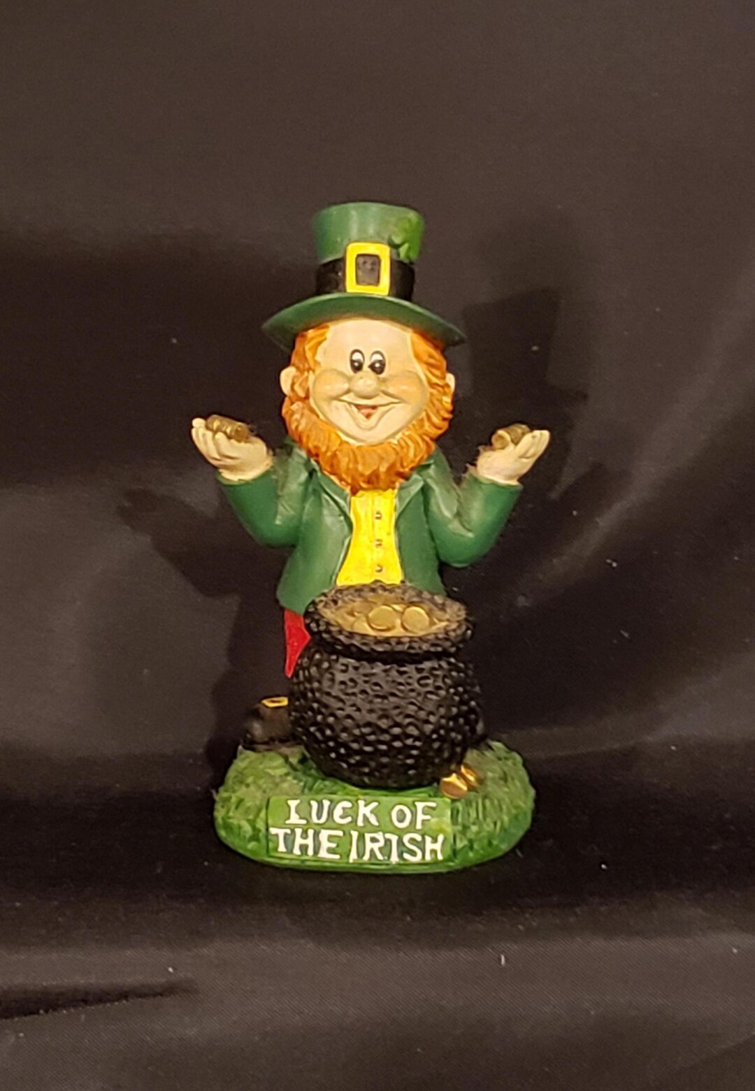 Vintage Luck of the Irish Leprechaun Figurine From Bricin, Killarney ...