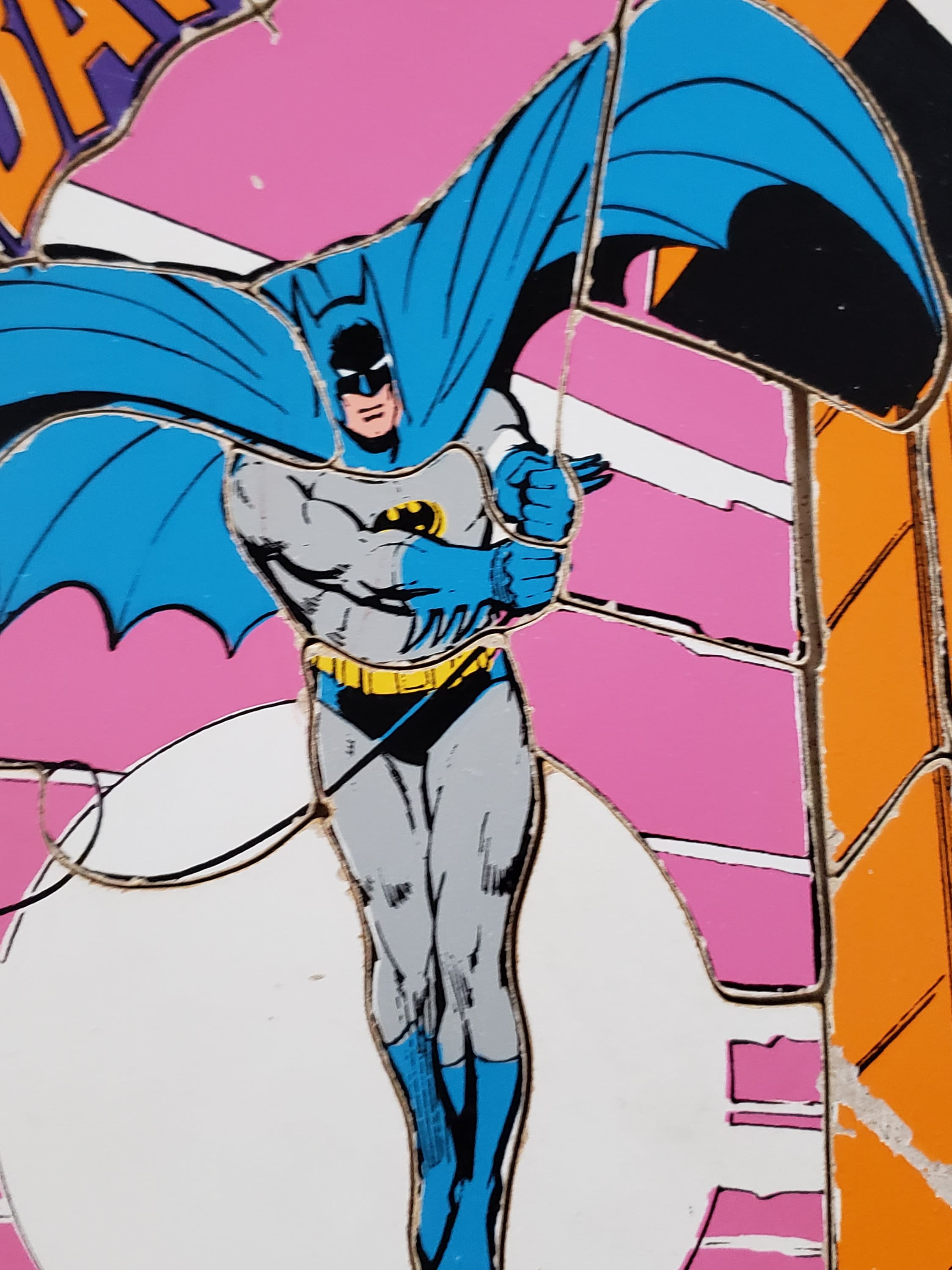 Vintage Playskool Batman 18 Piece Wooden Tray Puzzle 1976 Gift for DC ...