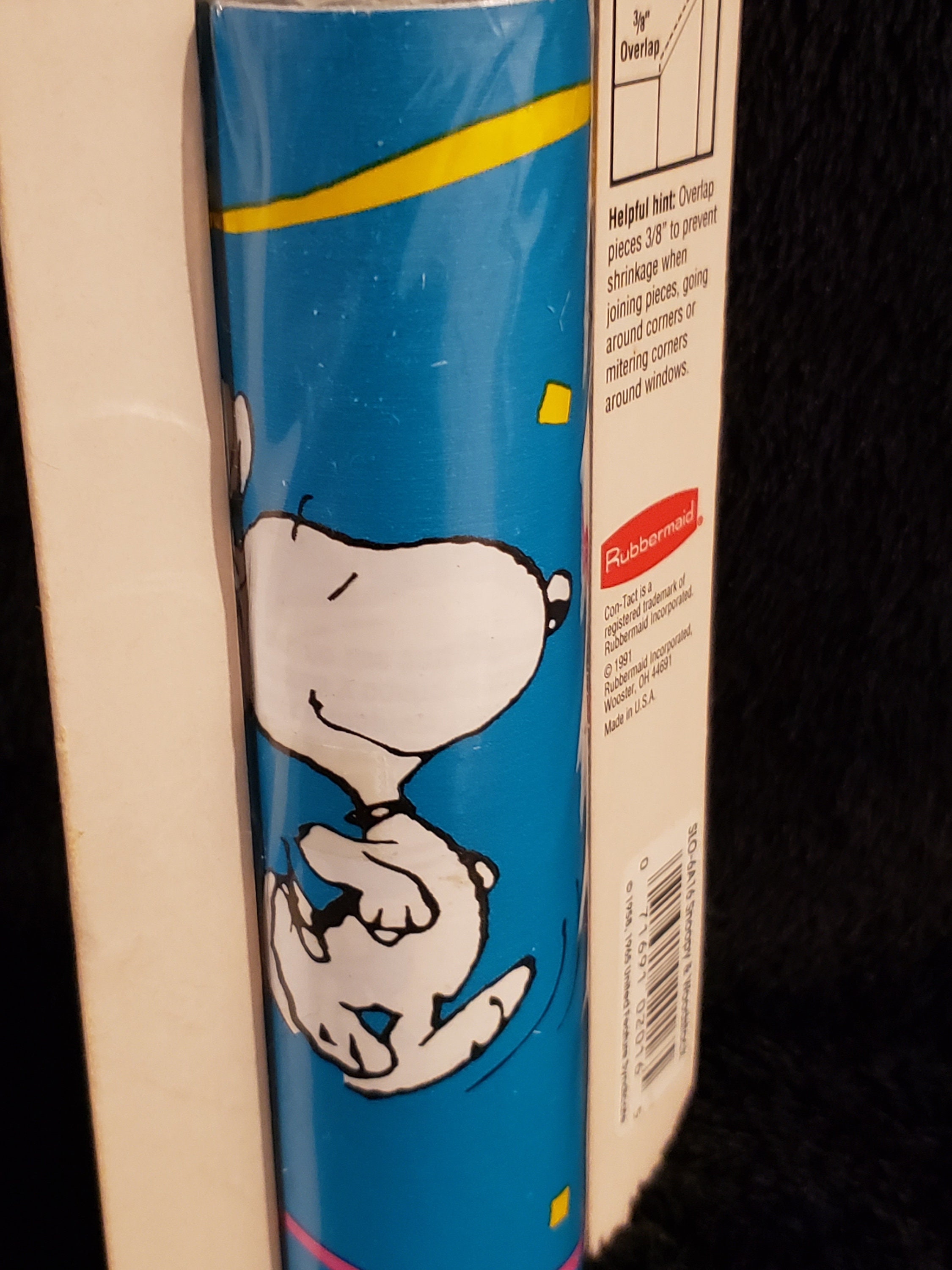 FUN Snoopy & Woodstock Contact Trim Border Paper Gift for Vintage Retro ...