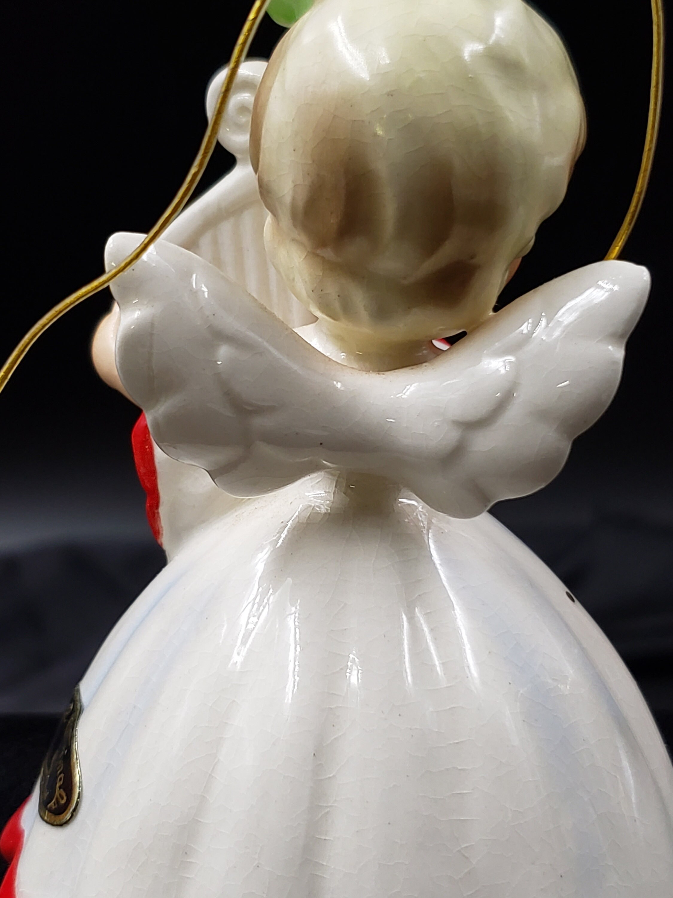 Vintage Josef Originals Christmas Angel Bell Ornament With - Etsy