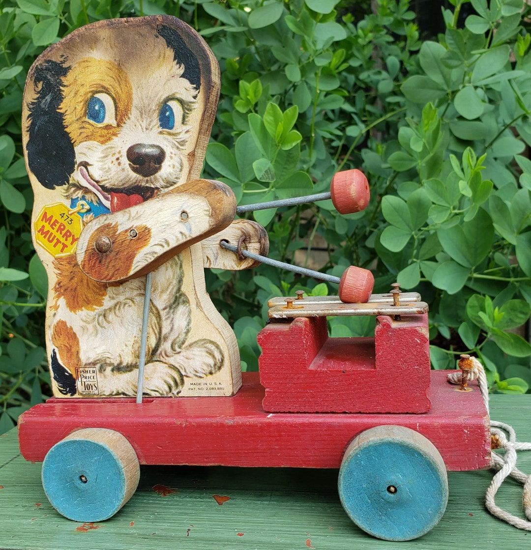 Vintage Fisher Price MERRY MUTT Playing Xylophone Pull Toy Gift for ...