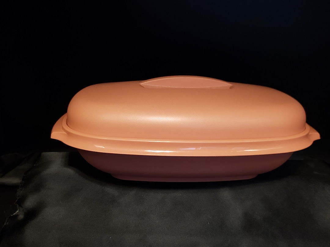 Tupperware Dusty Rose Pink 6 Cup Rice Vegetable Microwave Cooker ...