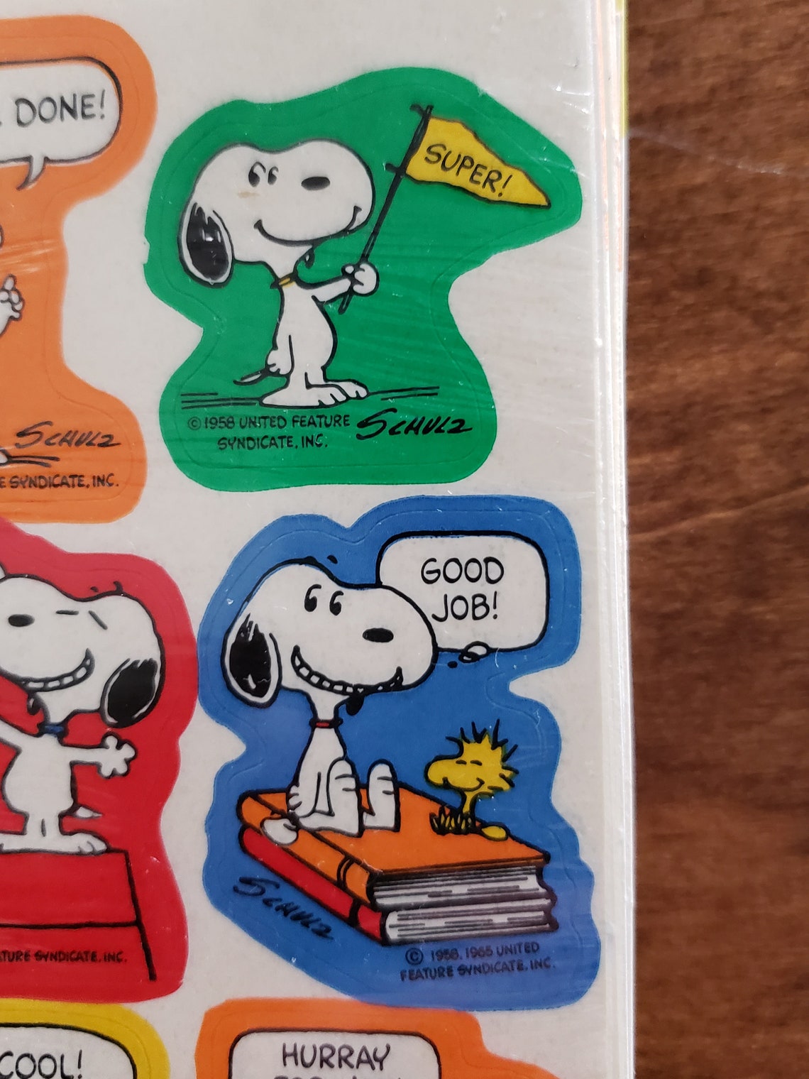 Peanuts Stickers 4 Sheets New in Unopened Package by | Etsy