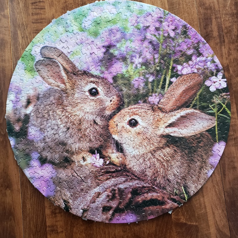 Round Jigsaw Puzzle - Etsy