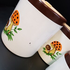 Retro Merry Mushrooms Canister Set 1978 From Sears Gift for Mushroom ...