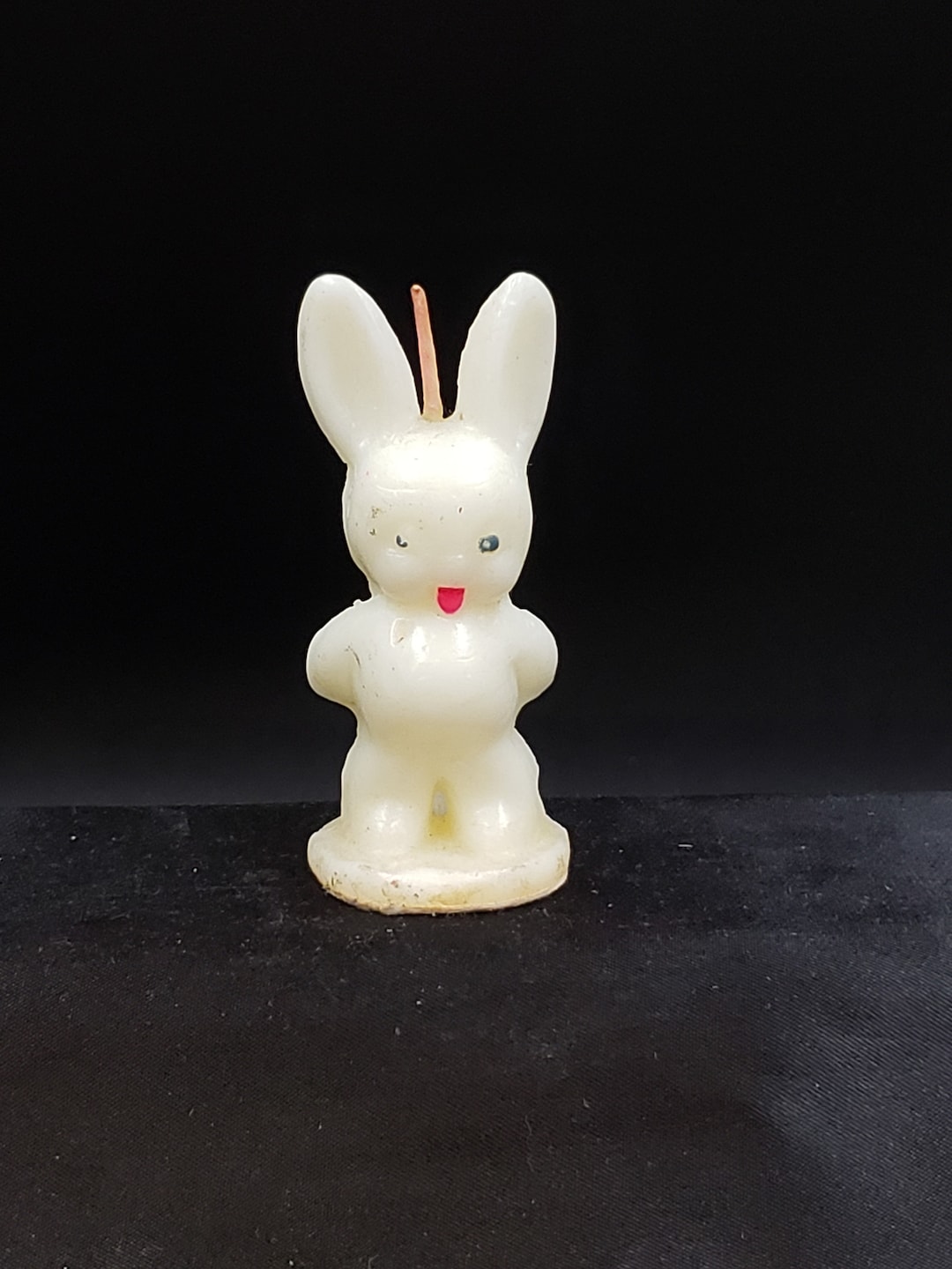 Vintage White Easter Bunny Candle by Tavern Candle for Spring Easter ...