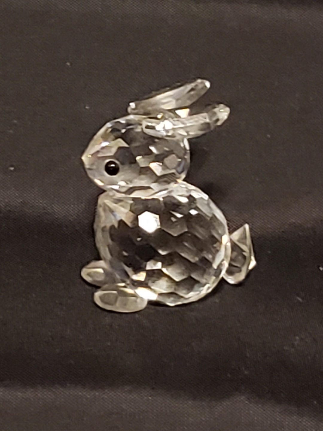 Swarovski Silver Crystal Bunny Rabbit Figurine for Swarovski Bunny ...