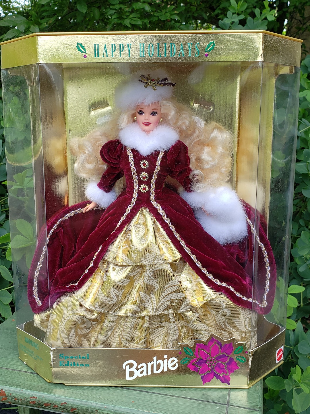 Happy Holidays Barbie - Christmas Collectible Barbie - Mattel, Inc ...