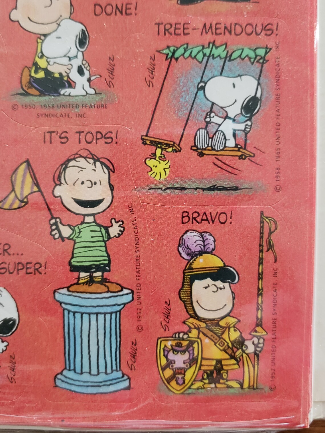 Peanuts Stickers 8 Sheets New in Unopened Package by Hallmark | Etsy