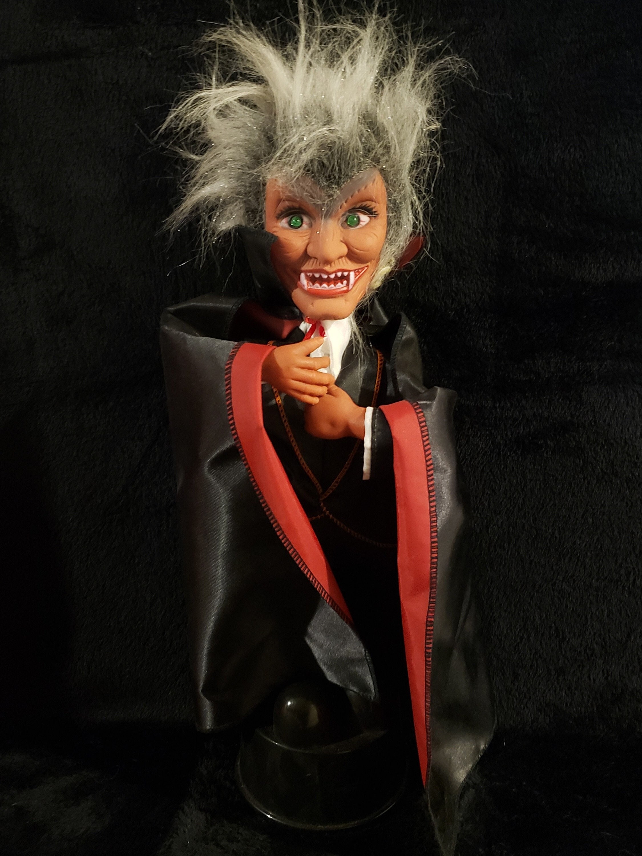 FUN Animated Vampire With Green Flashing Eyes & Spooky Eerie - Etsy