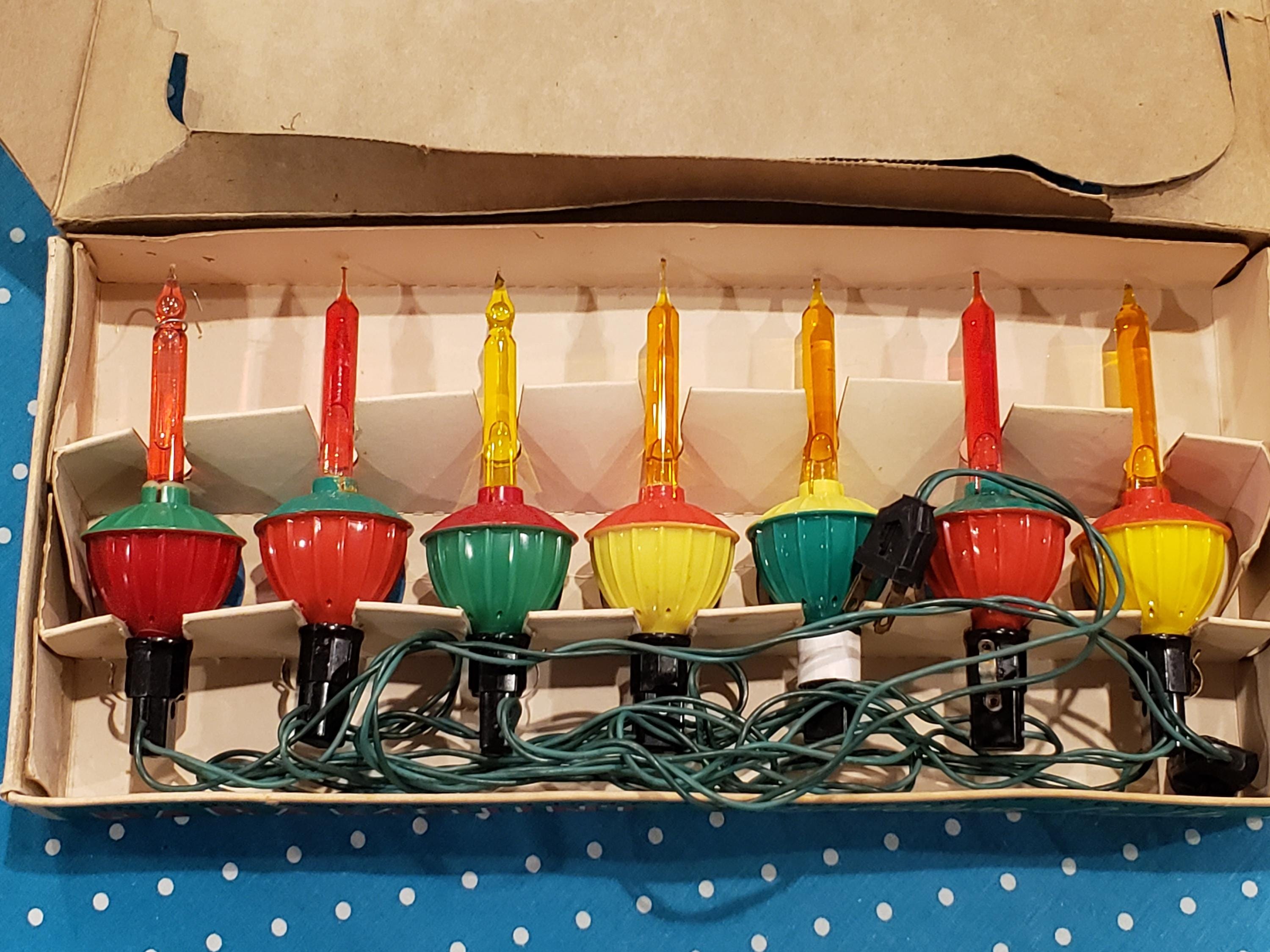 Vintage Retro Paramount Bubbling Light Set IOB for Christmas String ...