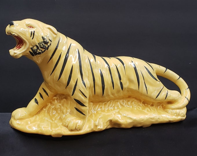 Vintage Roaring Tiger Planter for MCM Mid Century Retro 1960s 1970s ...