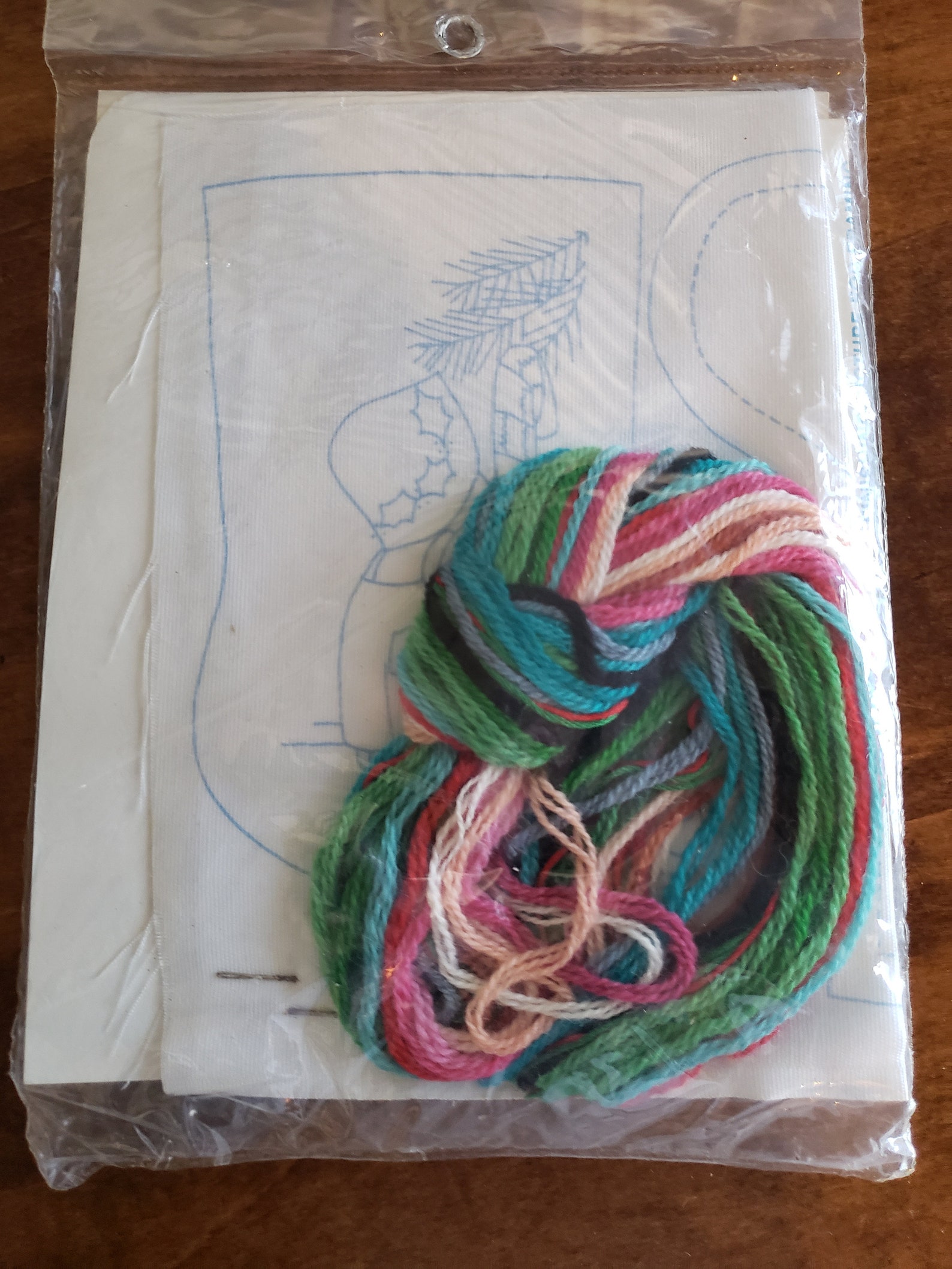 Mini Christmas Stocking Crewel Kit - Personalized Christmas Gift ...