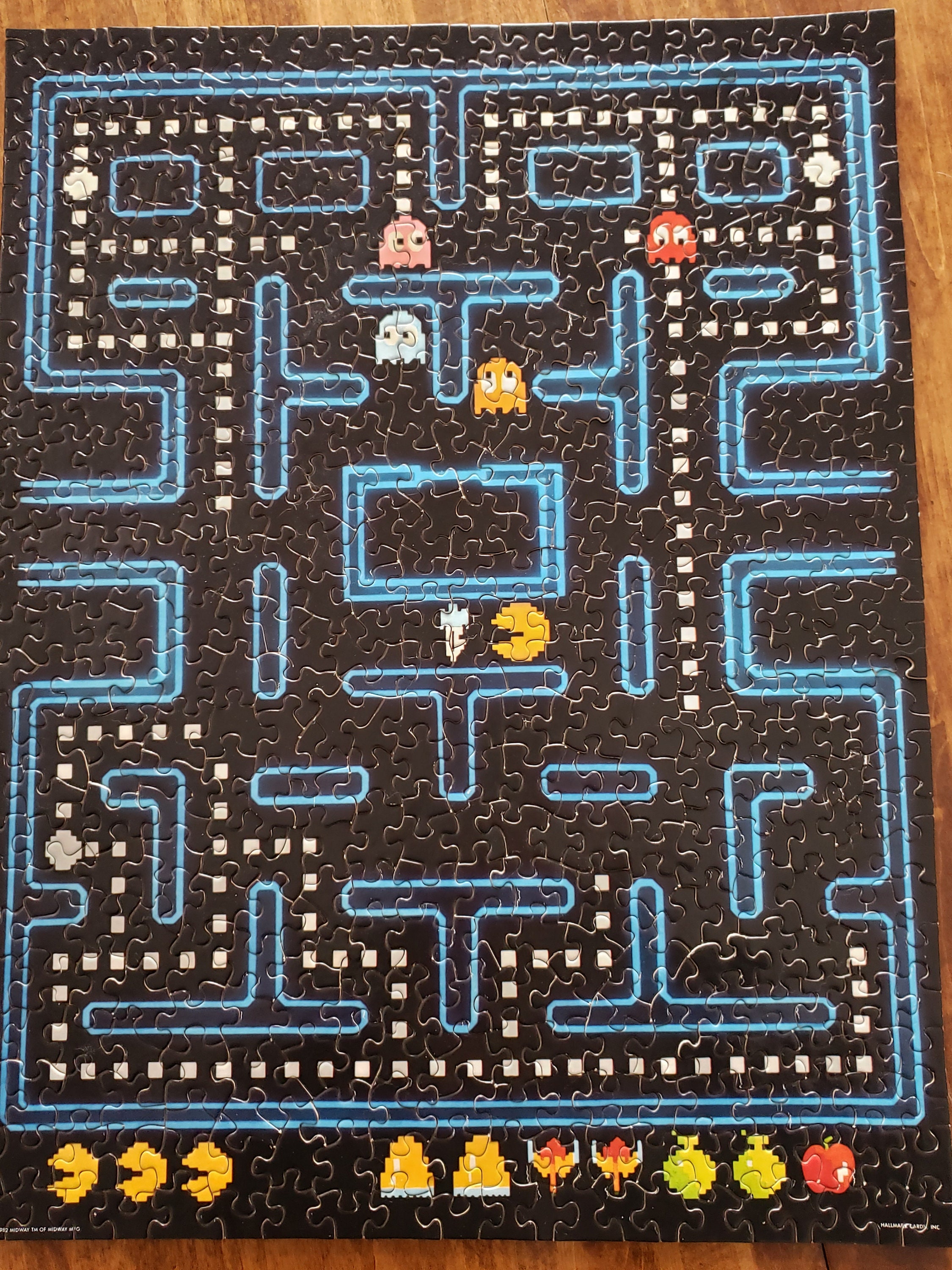 Retro Vintage Pac Mania Jigsaw Puzzle Pac Man Over 500 Pieces - Etsy