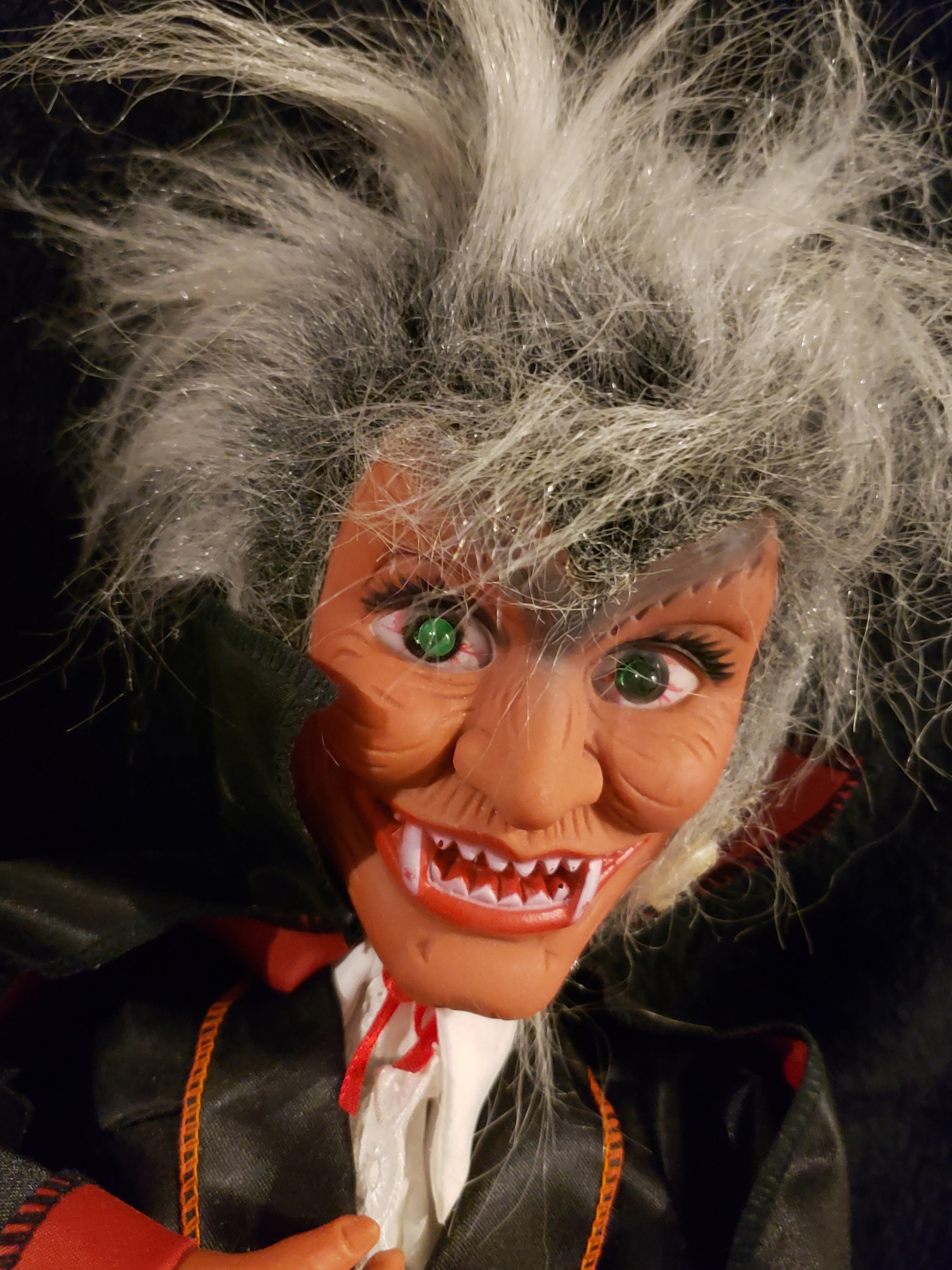 FUN Animated Vampire With Green Flashing Eyes & Spooky Eerie - Etsy