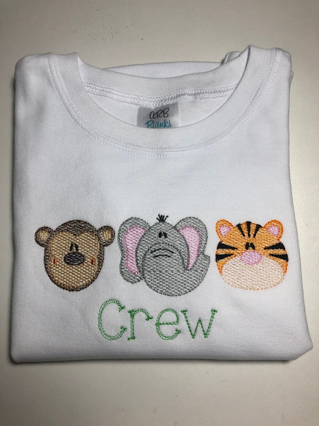 Personalized Embroidered Zoo Animal Shirt / Kids Zoo Animal Custom ...