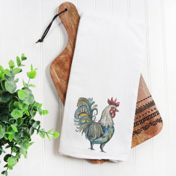 Rooster Dish Towels - Etsy