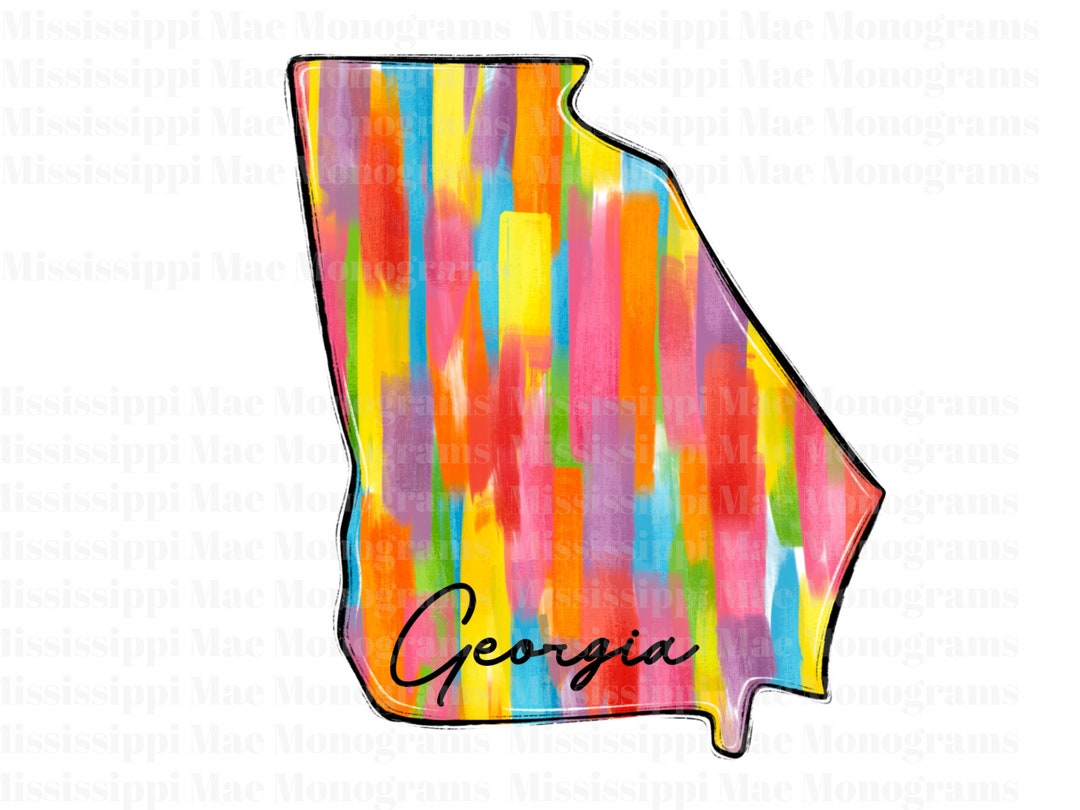 Brushed Georgia PNG, Georgia State PNG, Georgia Clipart, States Clipart ...