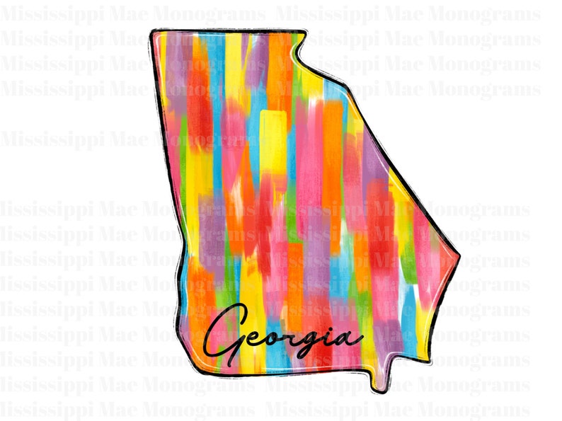 Brushed Georgia PNG, Georgia State PNG, Georgia Clipart, States Clipart ...