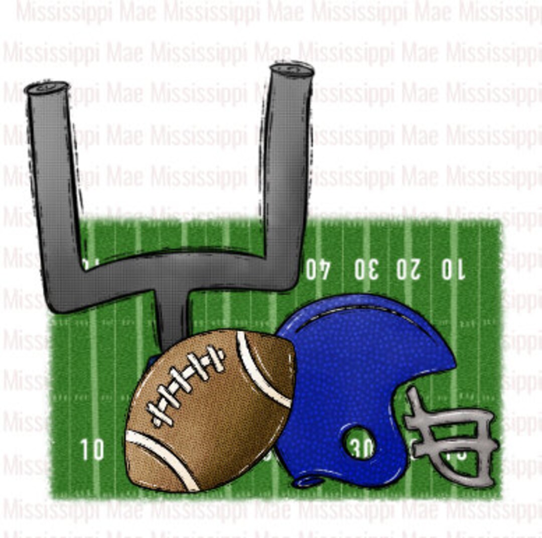 Blue Football Team PNG, Sublimation Digital Download - Etsy