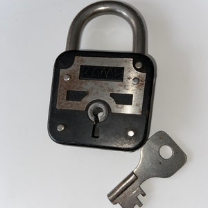 Antique Kamp Iron Padlock Key Set - German Made Damm & Ladwig of ...