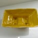 Vintage Ceramic Rectangular Footed Planter in Yellow - Succulent Herb ...