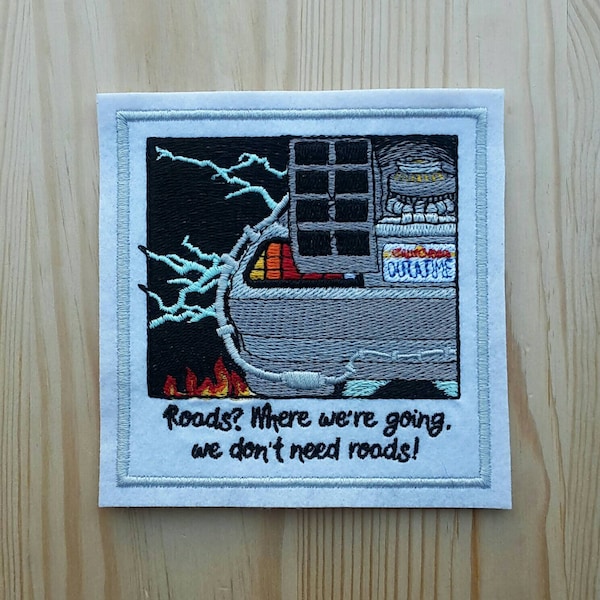 Back to the Future Patch - Etsy