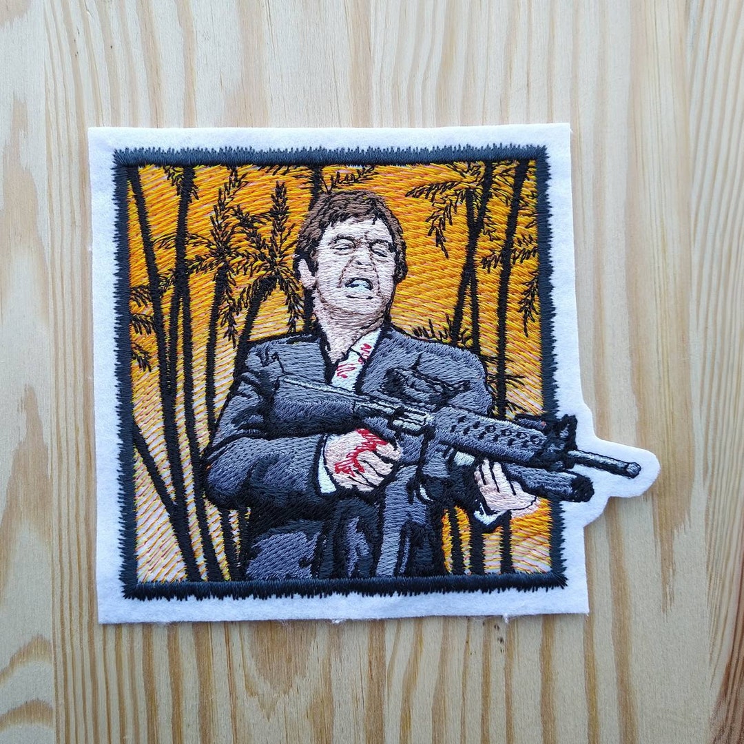 Patch Tribute Inspired to Gangster Movie - Tony Montana - Scarface - Al ...