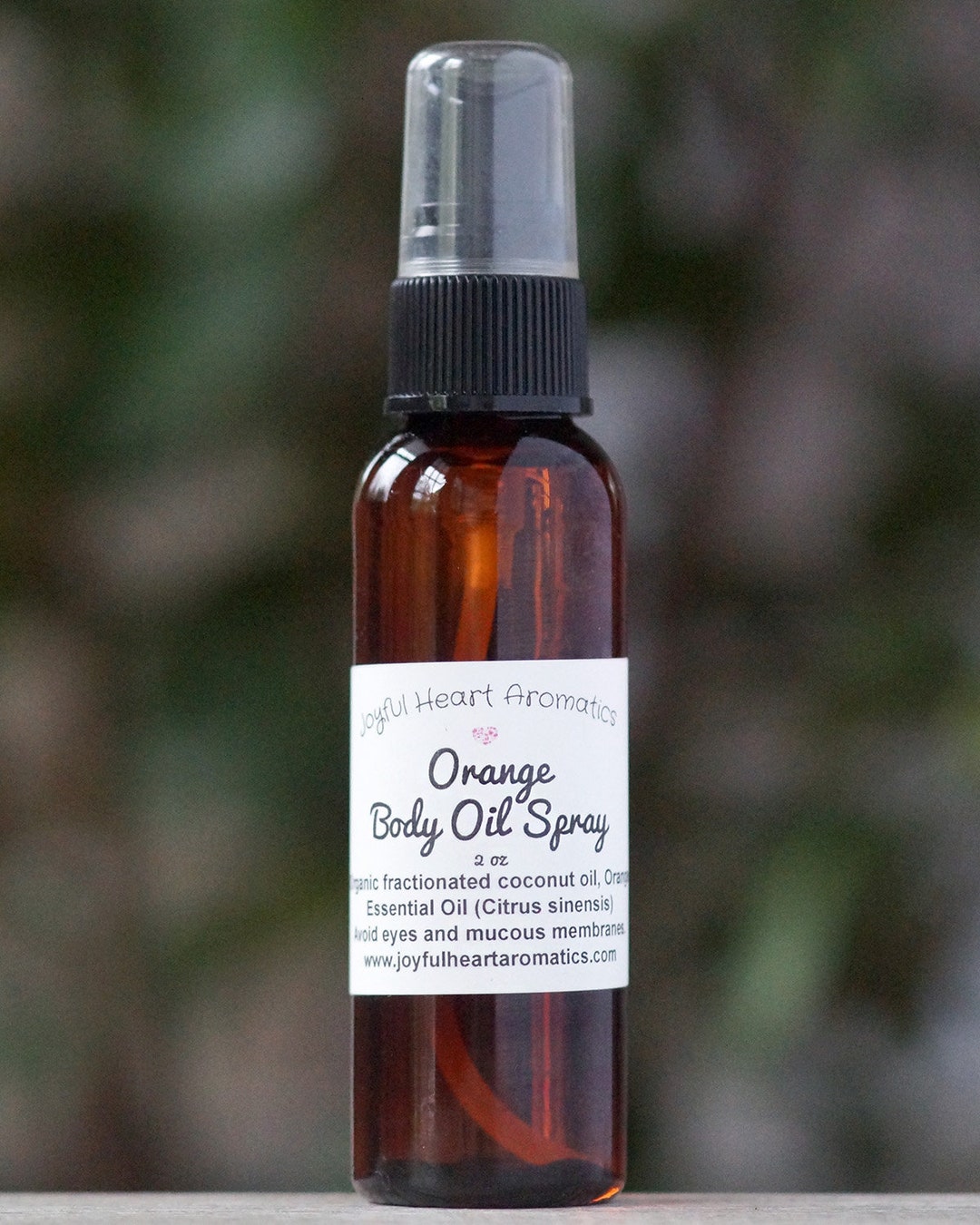 Orange Essential Oil Body Spray: Organic Coconut Oil (2 Oz) - Etsy