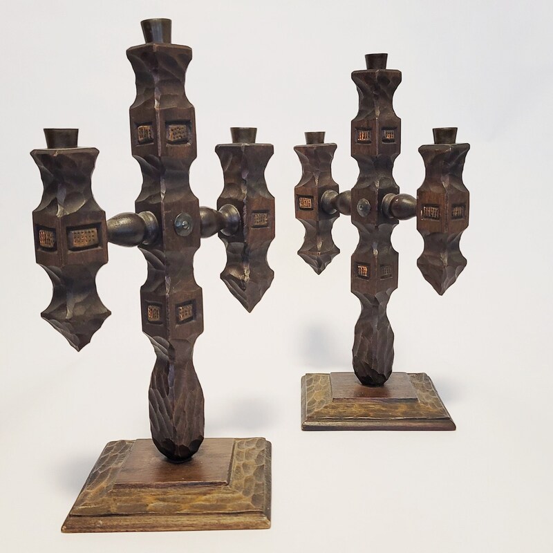 Rustic Candelabra - Etsy