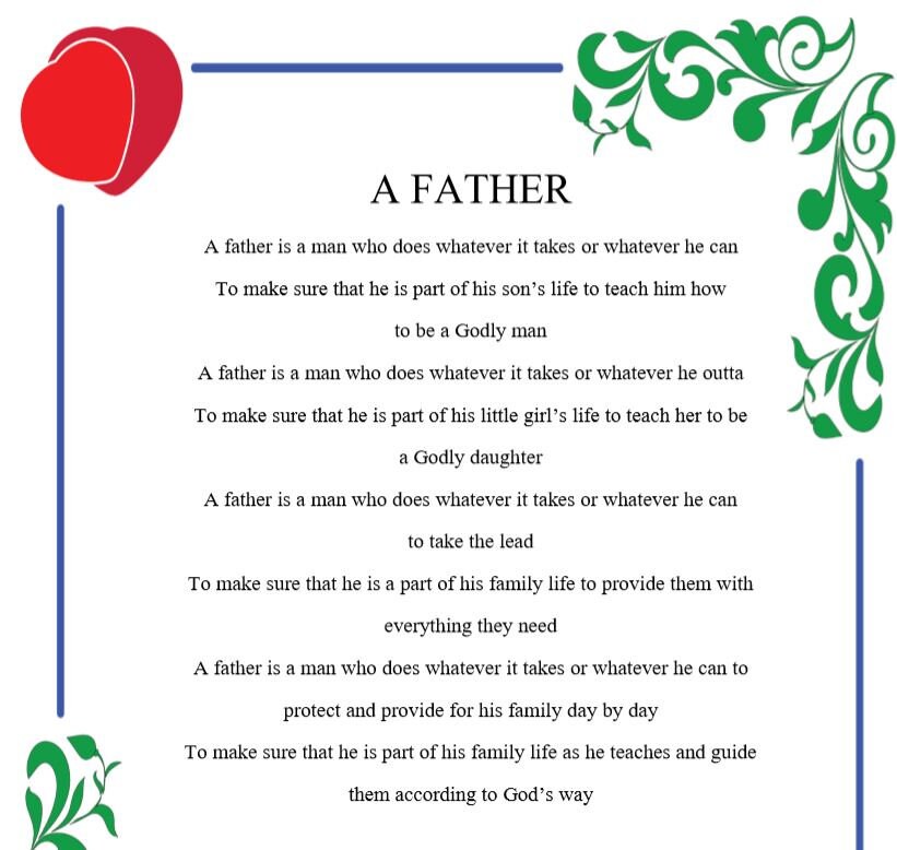 A Father Digital Download Poem - Etsy