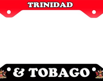 Trinidad and Tobago License Plate Frames - Etsy