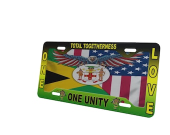 Jamaican License Plate Frame - Etsy