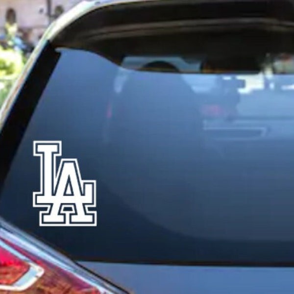 La Dodgers Decal - Etsy