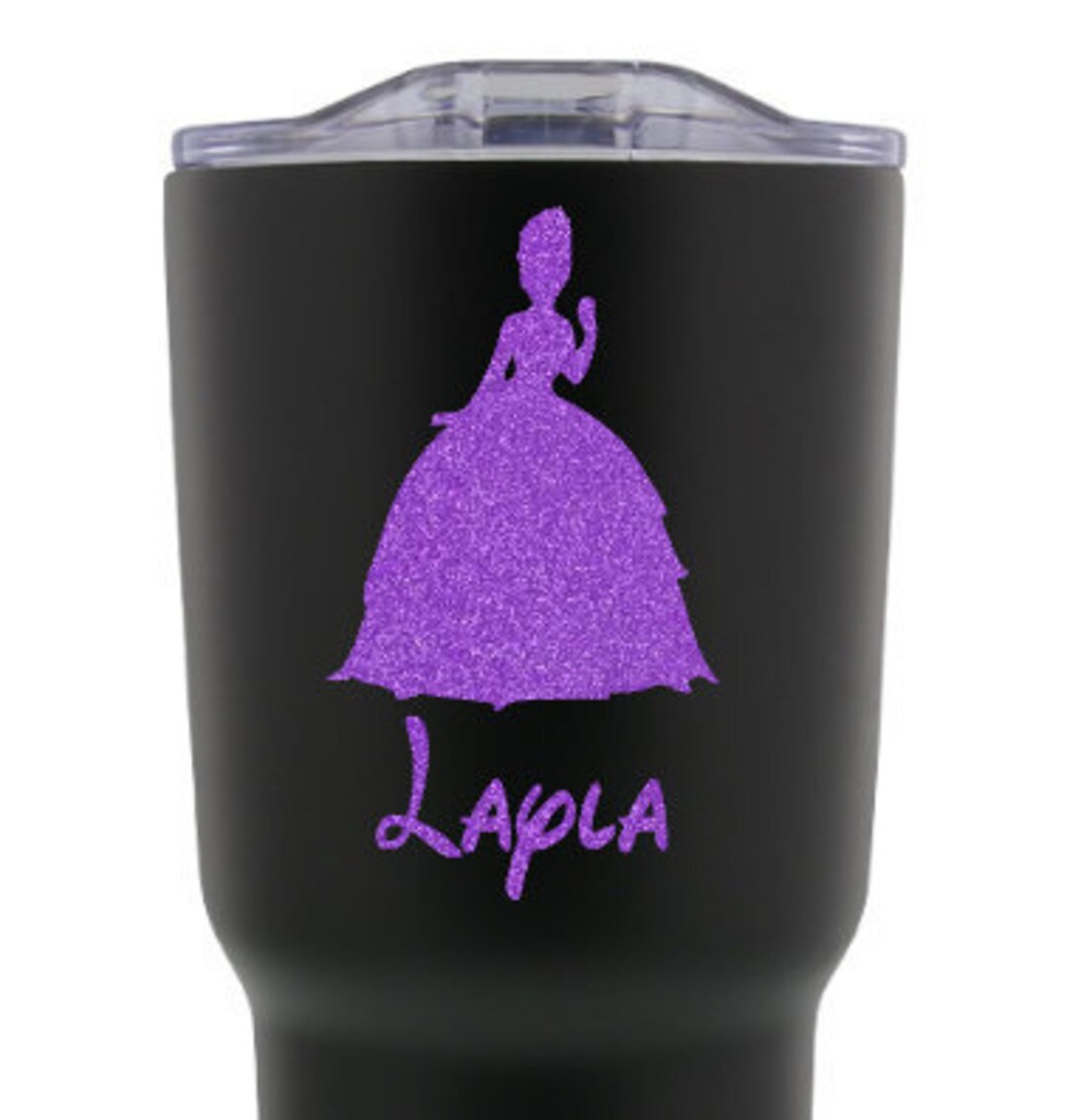 Personalized Glitter Tiana Princess Decal With Your Name - Etsy