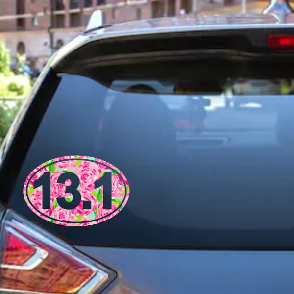Half Marathon Bumper Sticker - Etsy
