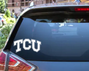Tcu Car Decal - Etsy