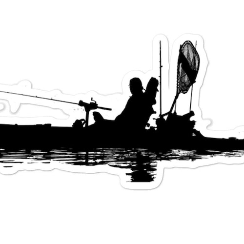 Kayak Fishing Sticker Kayaking Decal Kayaking Gifts Kayak | Etsy