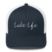 Lake Life Trucker Baseball Cap, Fishing Hat , Lake Life Present for ...
