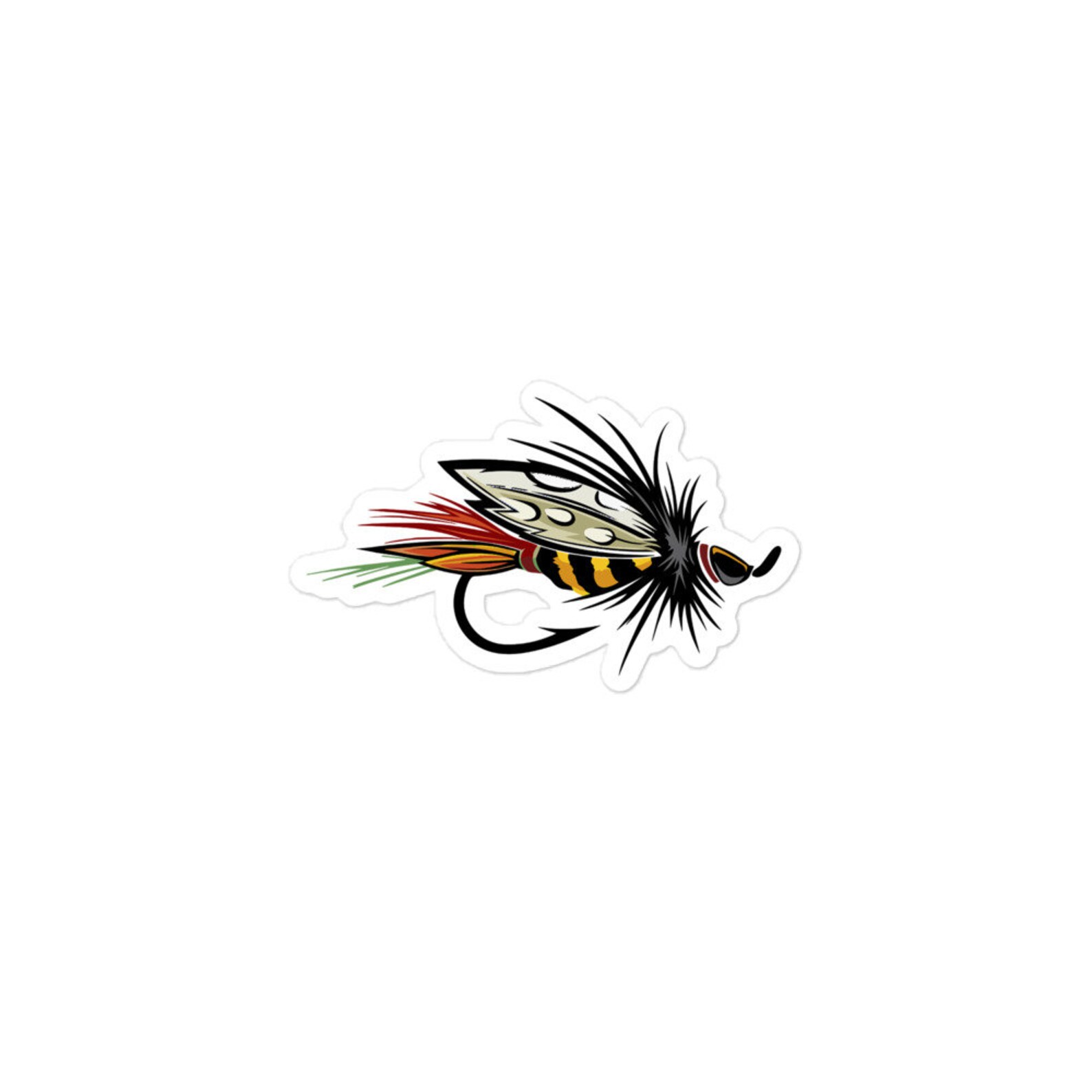 Fishing Fly Decal Sticker, Fly Fishing Decal, Fishing Decal,fly Fishing ...