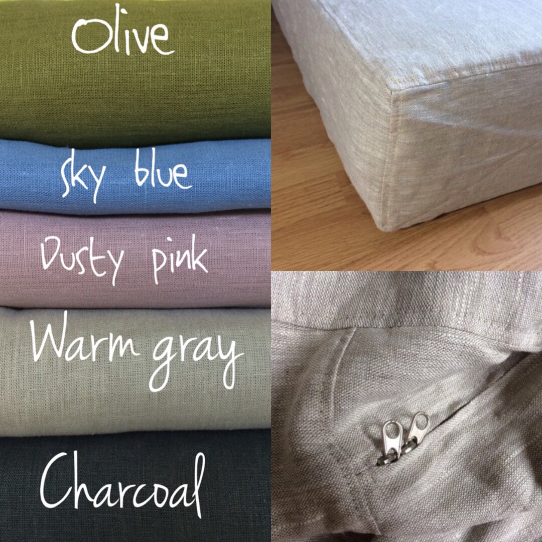 Linen EURO Mattress Cover Zippered Pure Linen Cover Single - Etsy