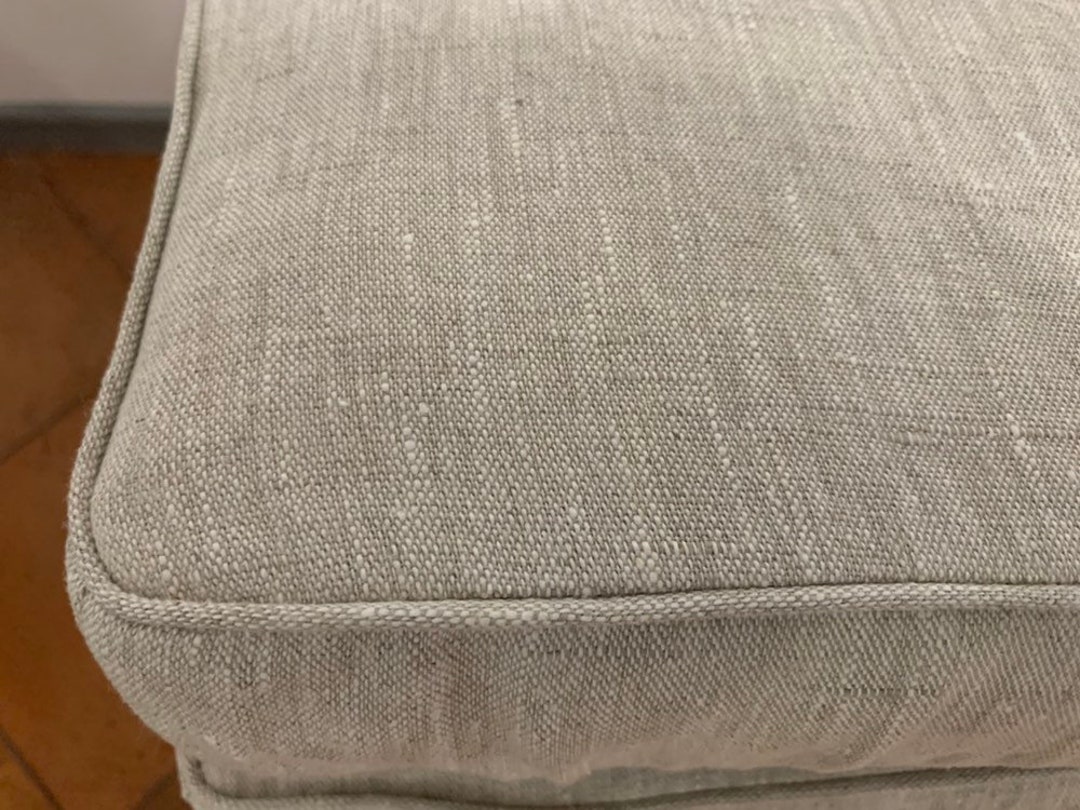 Linen Daybed Slipcover With the Cord Welting - Futon Cover - Mattress ...