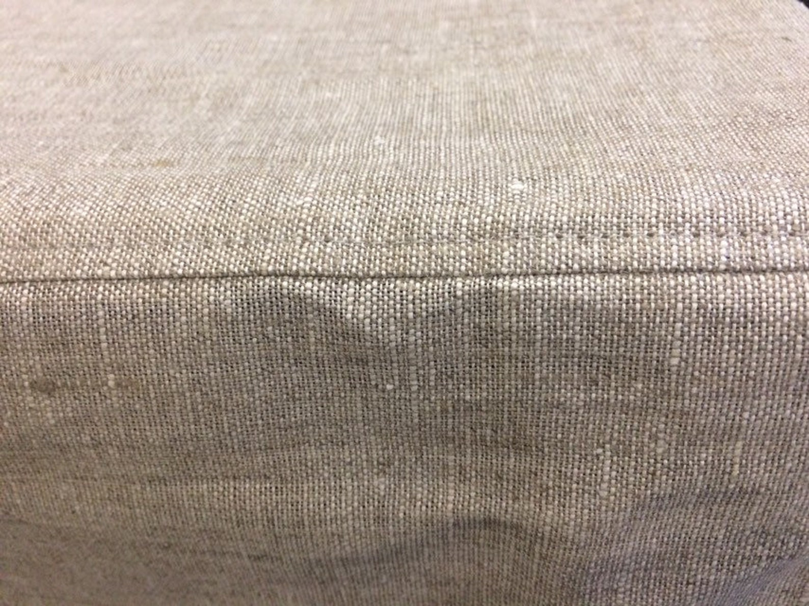 Linen Bed Skirt With the Corner Pleats Natural Eco-friendly - Etsy