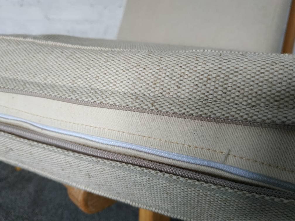 Linen Chair Cushions Bottom and Back Pads With Removable - Etsy