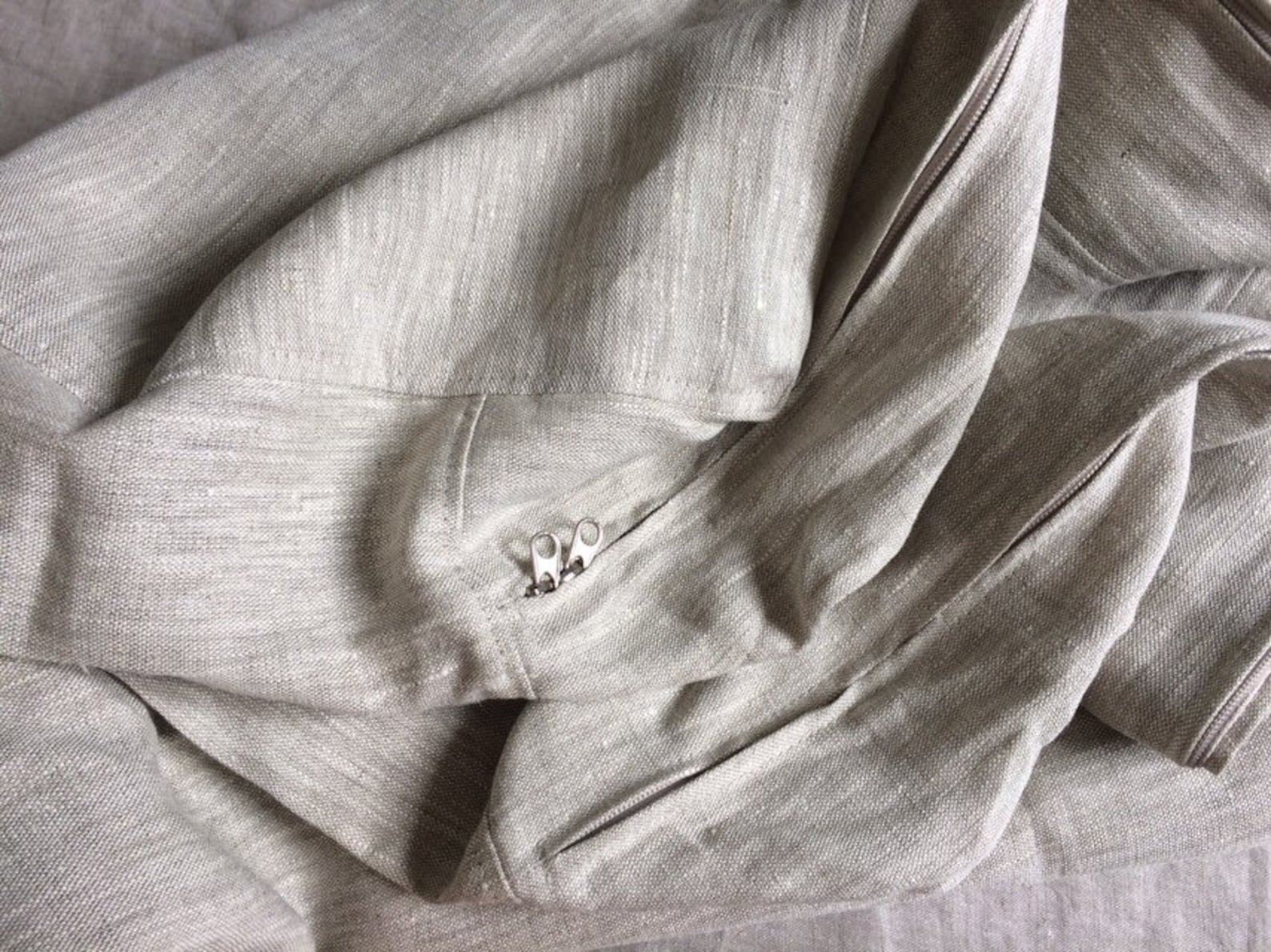Linen EURO Mattress Cover Zippered Pure Linen Cover Single - Etsy
