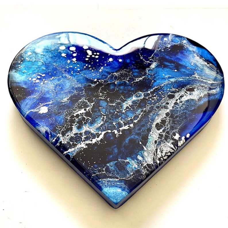 Azurite Love Heart Anniversary Gift Wedding Gift - Etsy